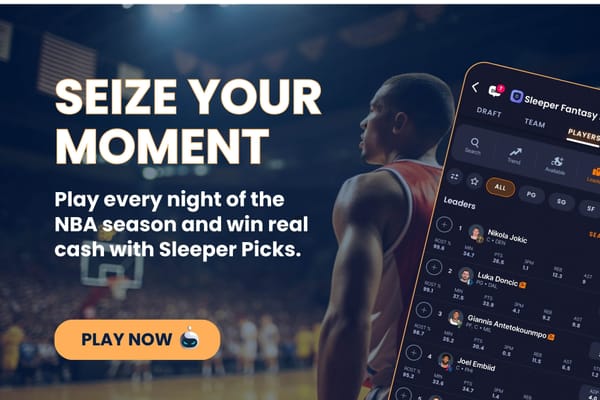Sleeper Official Promo Code PICKSTODAY: Get a 100% Deposit Match up to ...
