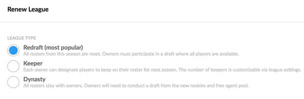 Announcing Keeper Leagues