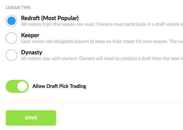 Draft Pick Trading