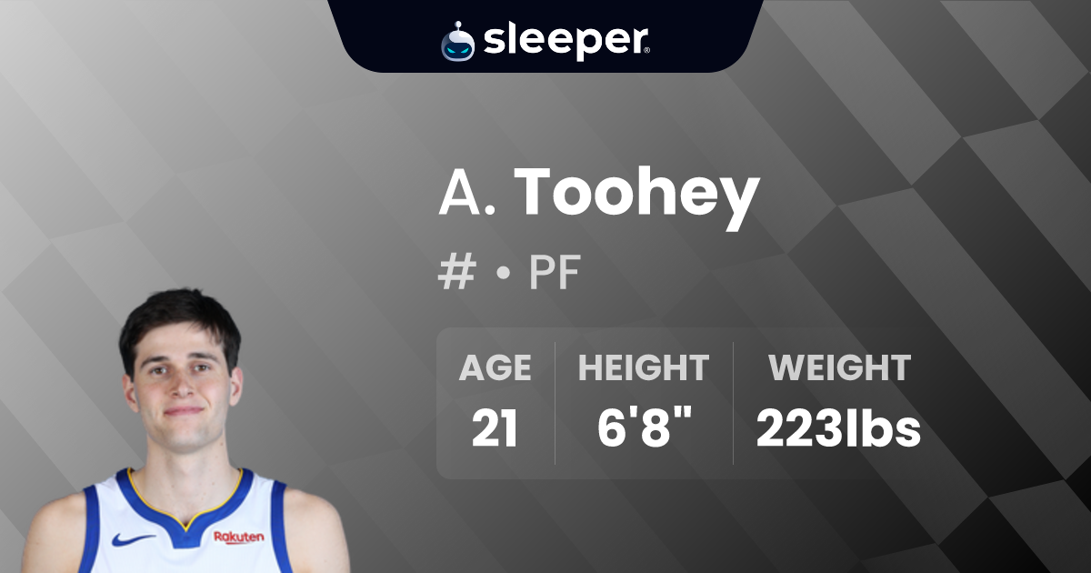 Alex Toohey Stats, Info and Projections - Sleeper