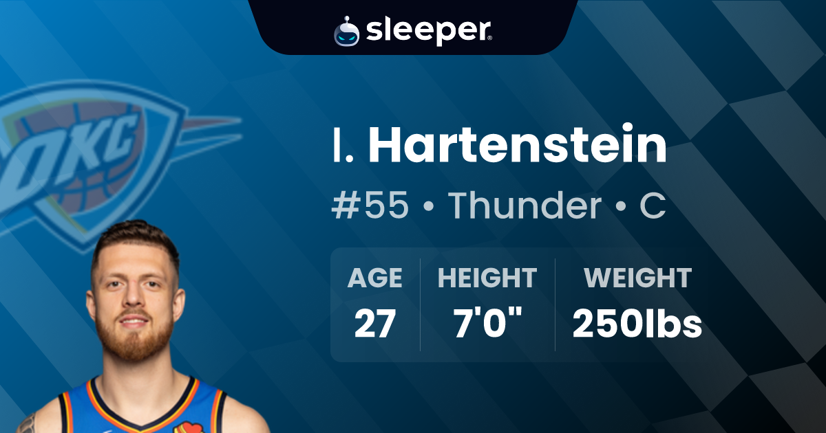 Isaiah Hartenstein Stats, Info and Projections - Sleeper