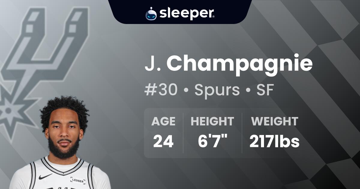 Julian Champagnie Stats, Info and Projections - Sleeper