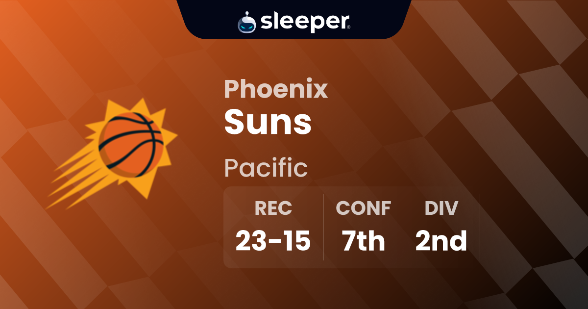 Phoenix Suns Scores, Stats, and Highlights - Sleeper