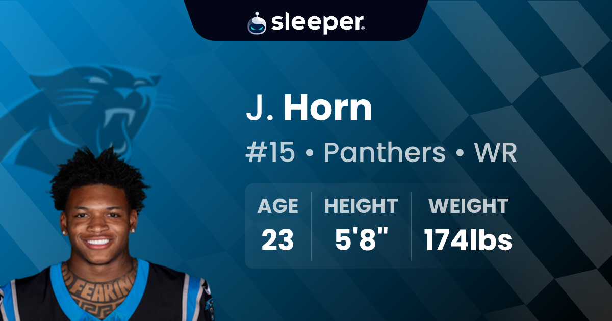 Jimmy Horn Stats, Info and Projections - Sleeper