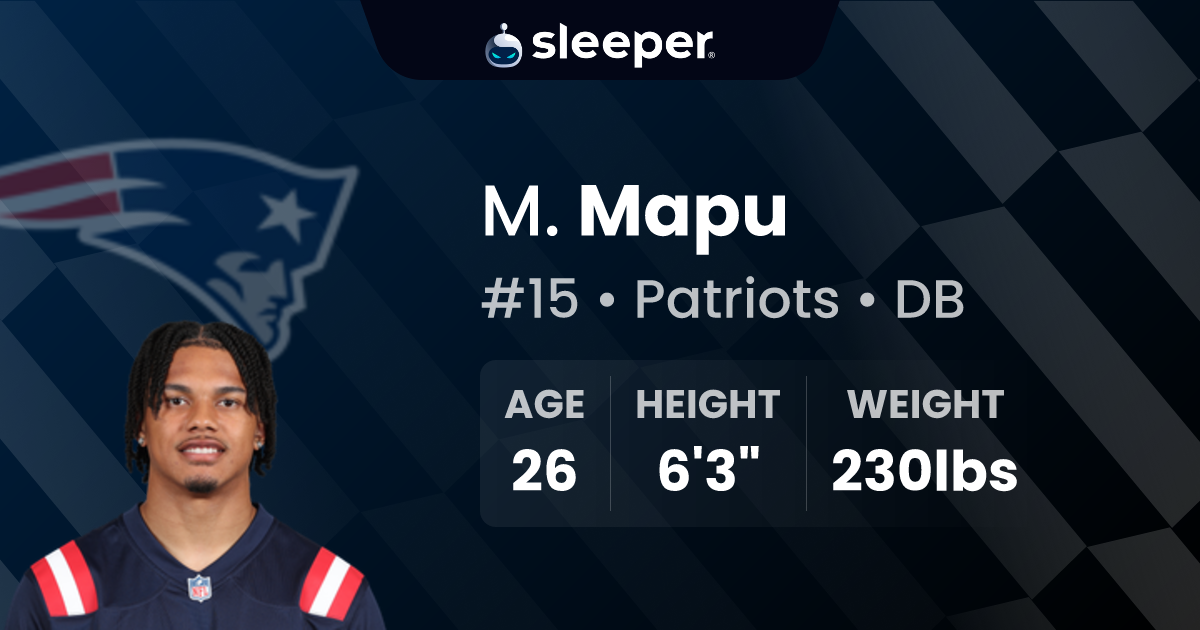 Marte Mapu Stats, Info and Projections - Sleeper