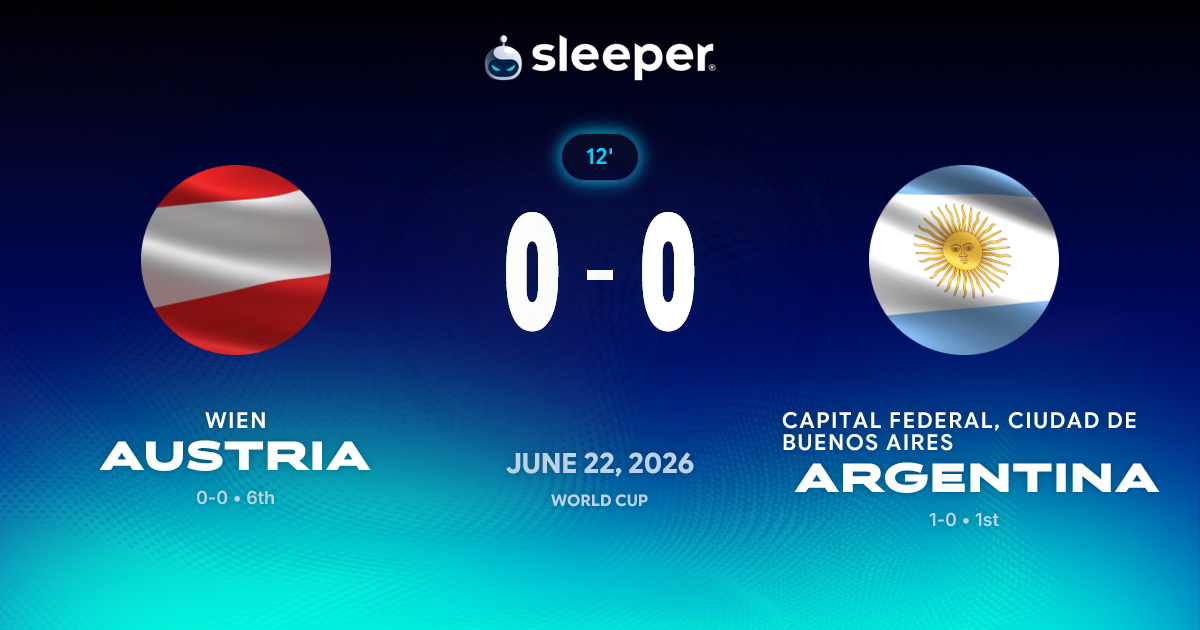 AUT @ ARG - 6/22/26 - Sleeper